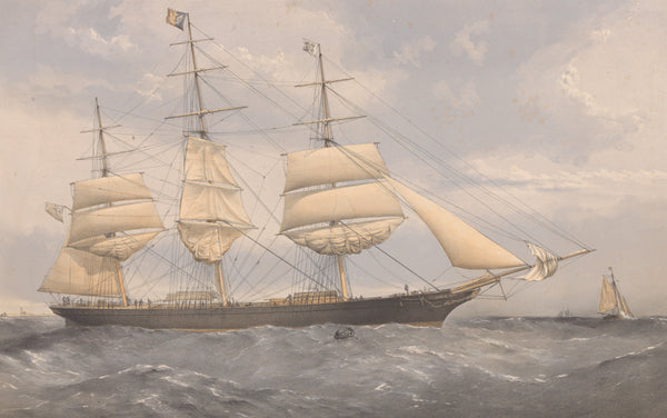 The Clipper Ship Norman Court outward bound posters & prints by Thomas ...