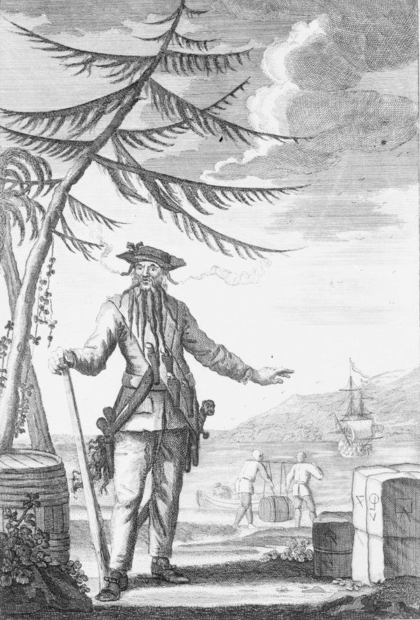 Captain Edward Teach, commonly known as Blackbeard posters & prints by ...