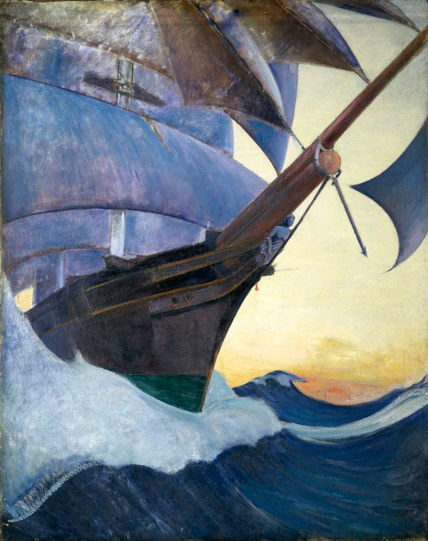 Bow view of 'Cutty Sark' (1869) posters & prints by John Everett