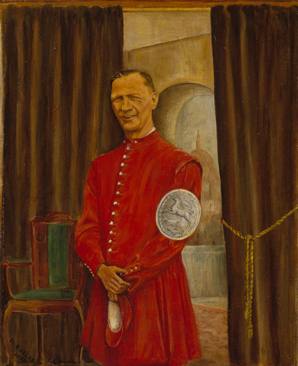 Mr Henry Hayes in his doggett coat with arm badge posters & prints by S.