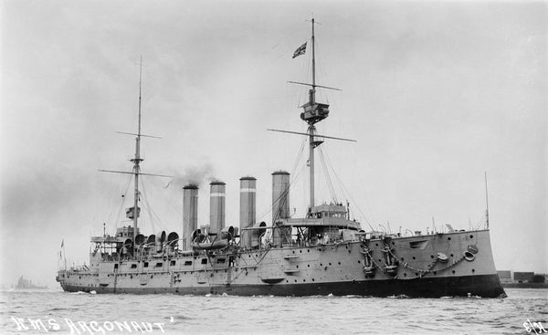 Photograph of the ship HMS 'Argonaut' in 1910 posters & prints by unknown