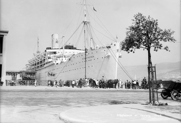The 'Stratheden' in Trieste, Italy posters & prints by Marine Photo Service