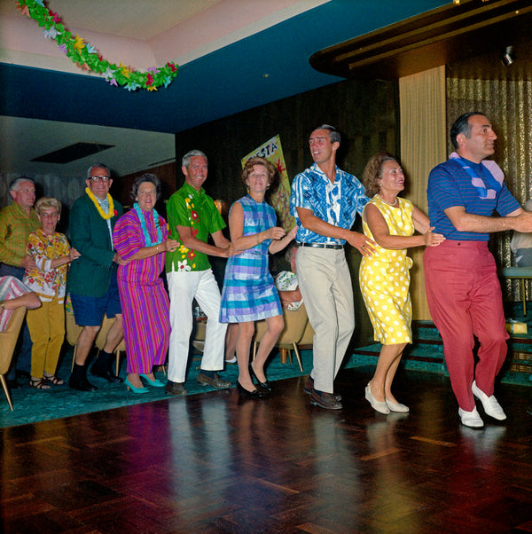 Dancing the Conga onboard the 'Gripsholm' (1957) during a West Indies ...