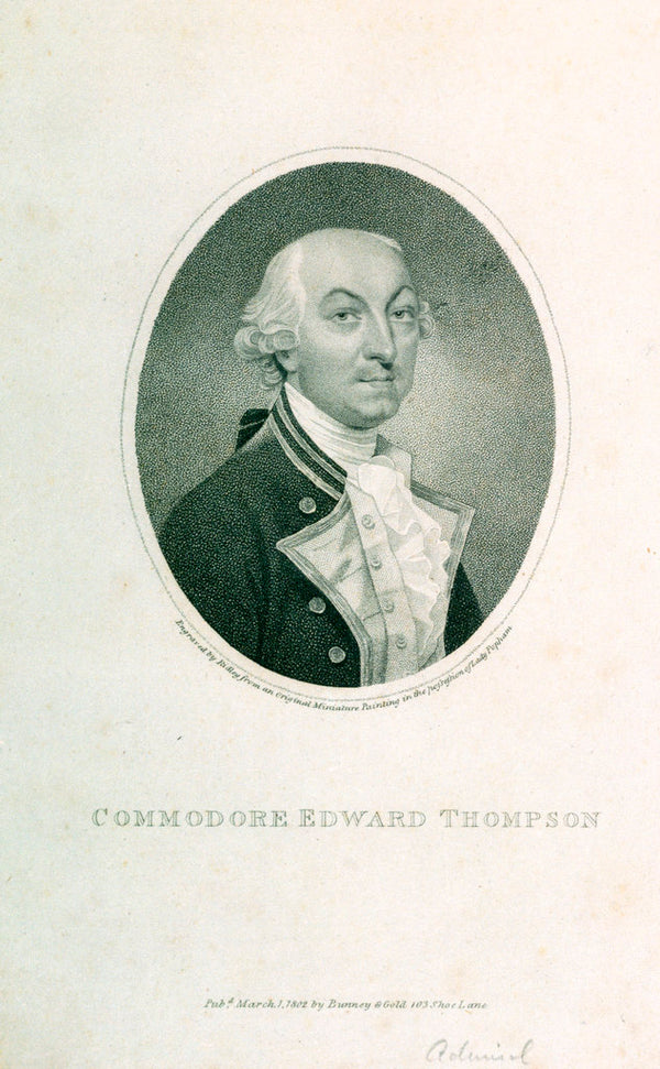 Commodore Edward Thompson posters & prints by William Ridley