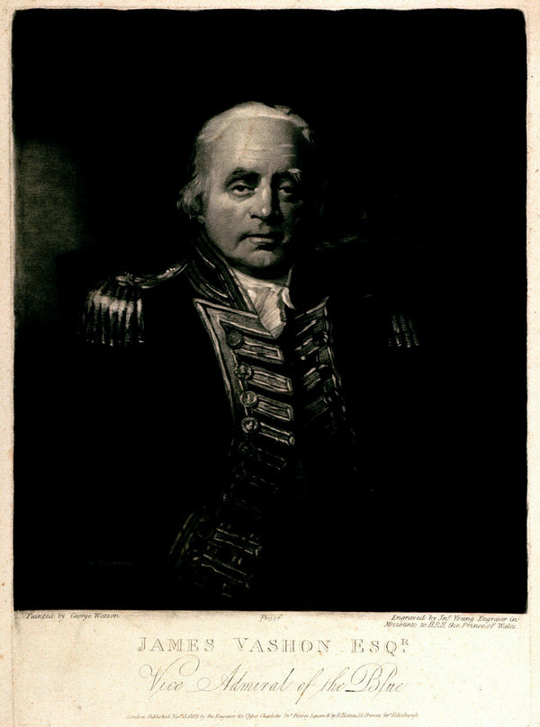 James Vashon, Vice Admiral of the Blue posters & prints by John Young