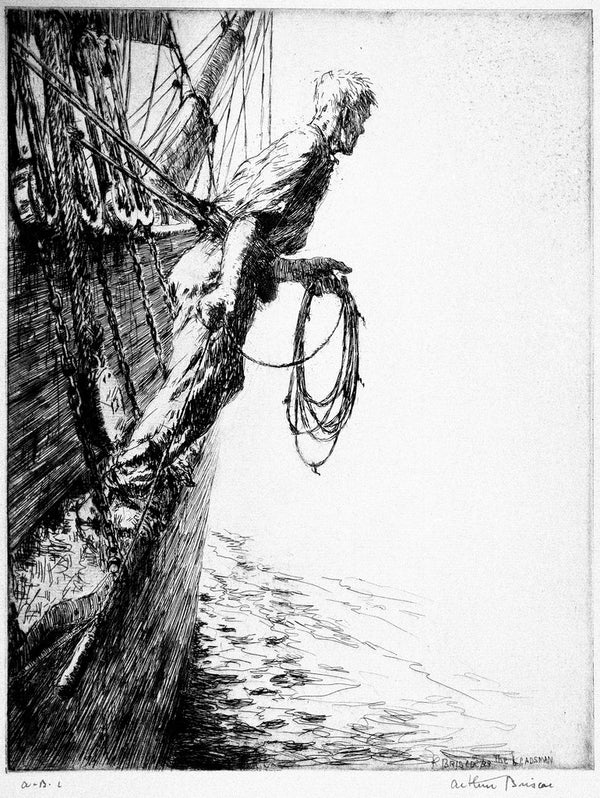 The Leadsman [heaving the lead line] posters & prints by Arthur John ...